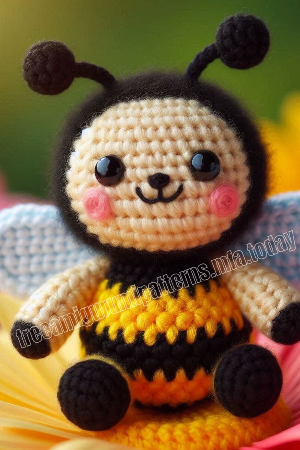 Amigurumi Spring Bee Free Pattern-1 – Free Amigurumi Patterns
