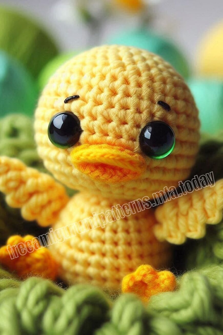 Amigurumi Plush Duck Free Pattern-2 – Free Amigurumi Patterns