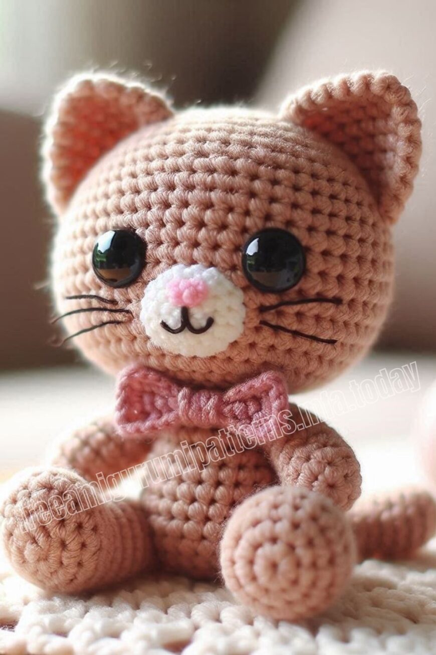 Amigurumi Valentine Little Cat Free Pattern-2 – Free Amigurumi Patterns