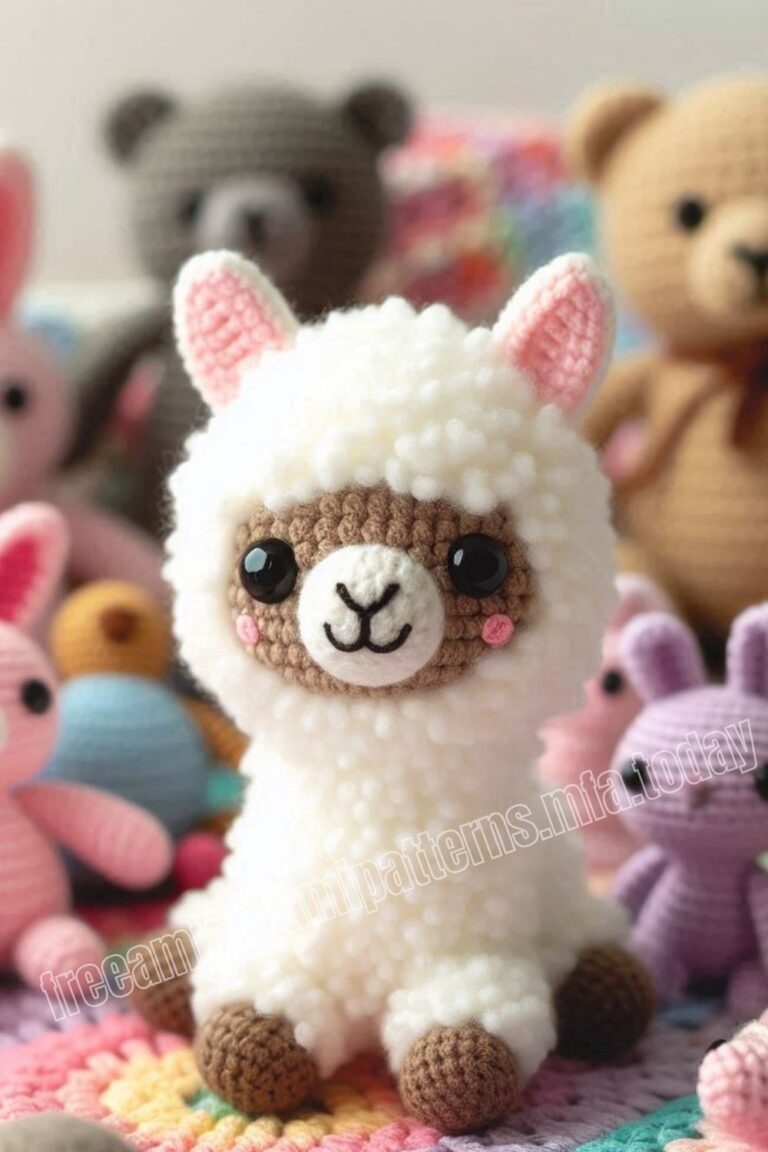 Amigurumi Crochet Alpaca Free Pattern-1 – Free Amigurumi Patterns