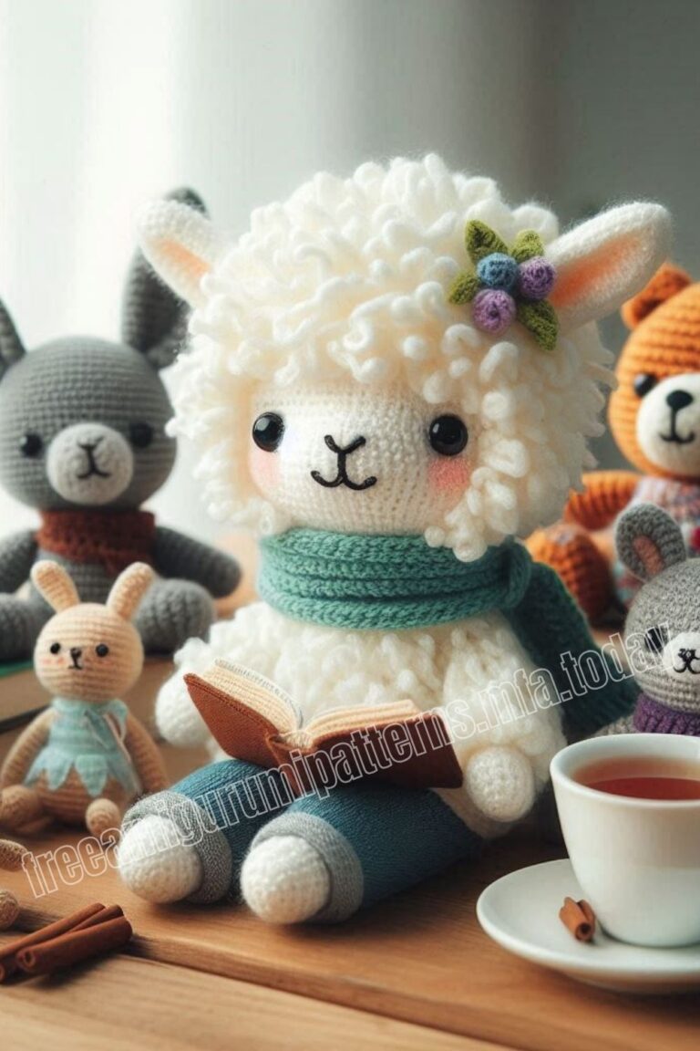Amigurumi Crochet Alpaca Free Pattern-1 – Free Amigurumi Patterns