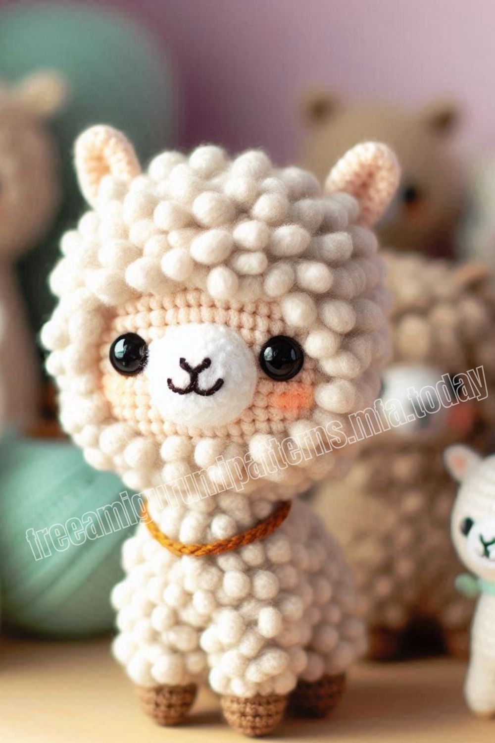 Amigurumi Crochet Alpaca Free Pattern-1 – Free Amigurumi Patterns