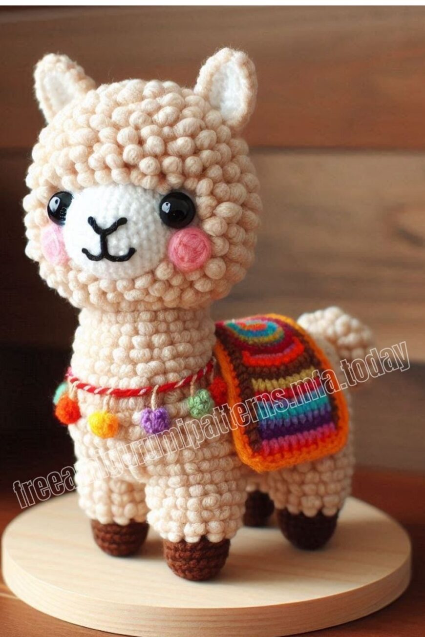 Amigurumi Crochet Alpaca Free Pattern-1 – Free Amigurumi Patterns