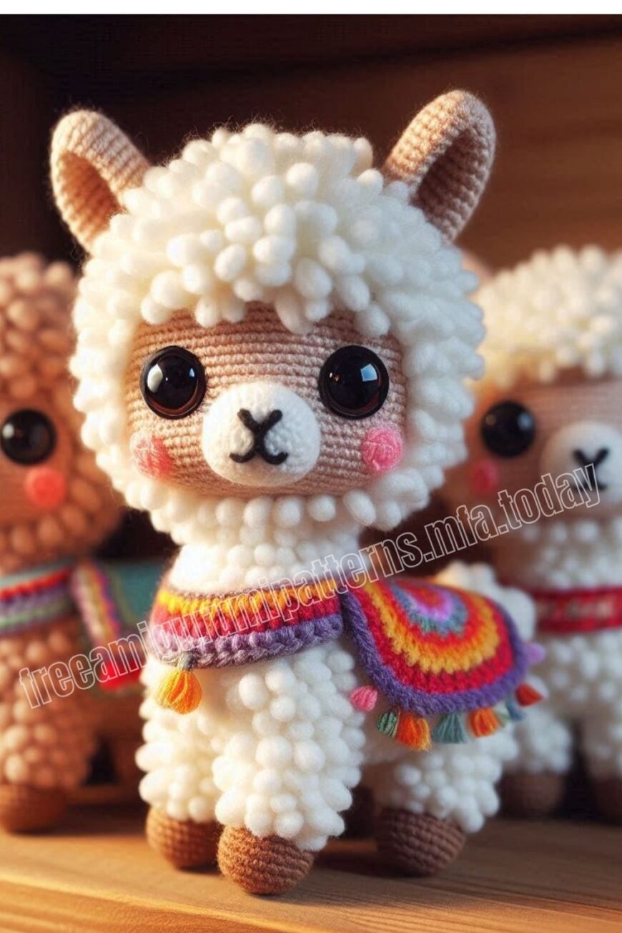 Amigurumi Crochet Alpaca Free Pattern-1 – Free Amigurumi Patterns