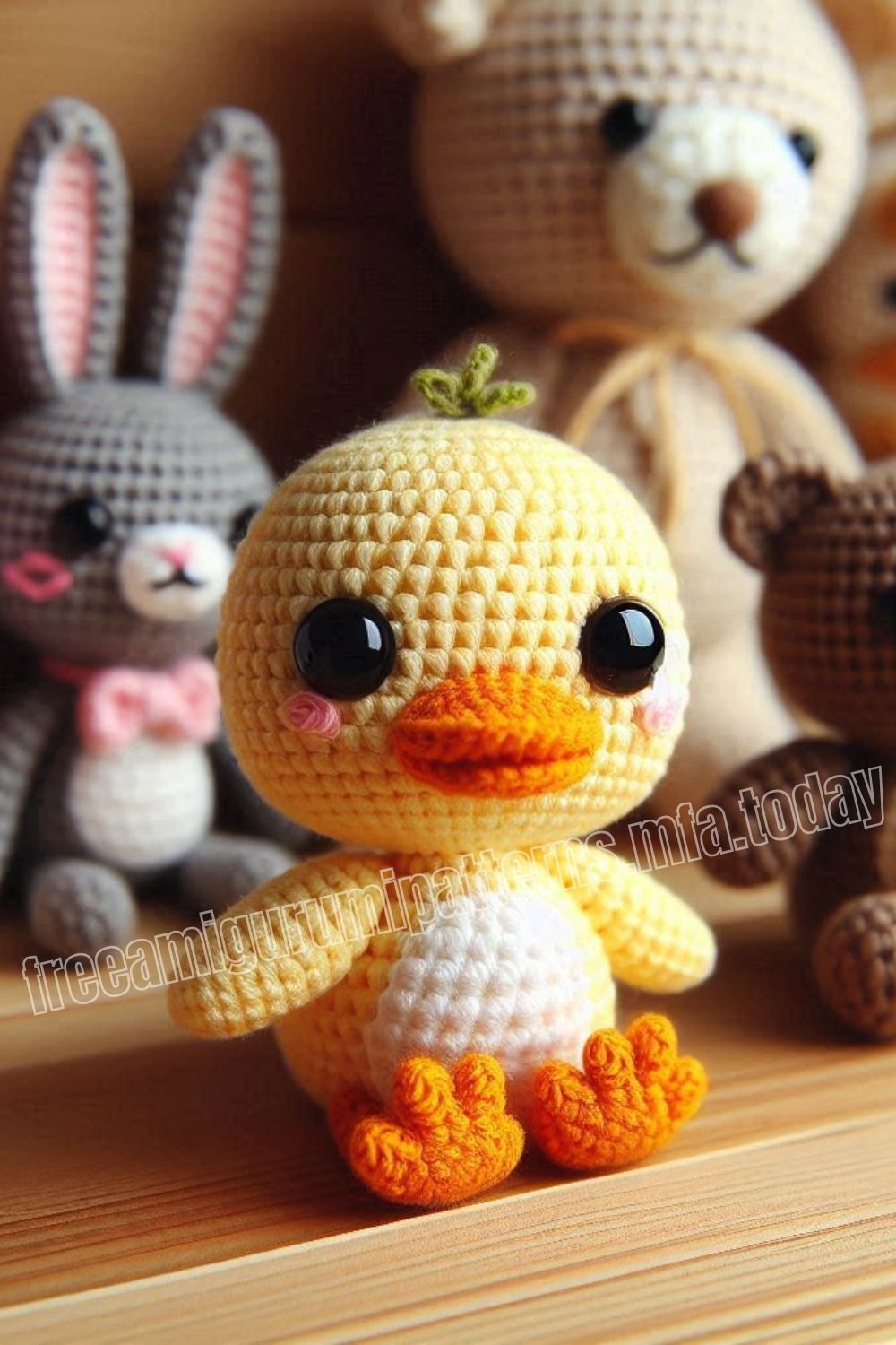 Amigurumi Crochet Plush Duck Free Pattern-1 – Free Amigurumi Patterns