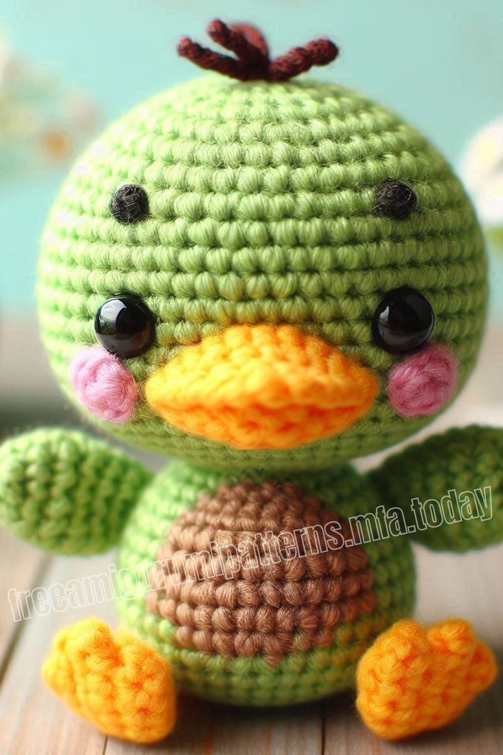 Amigurumi Crochet Psyduck Free Pattern-1 – Free Amigurumi Patterns