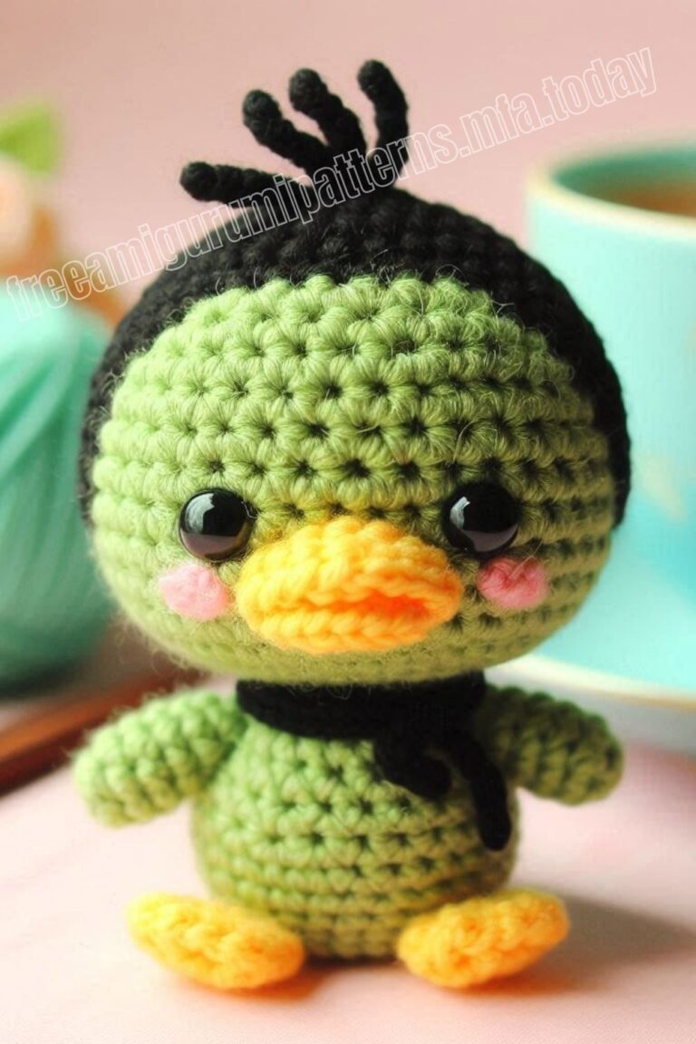 Amigurumi Crochet Psyduck Free Pattern-1 – Free Amigurumi Patterns