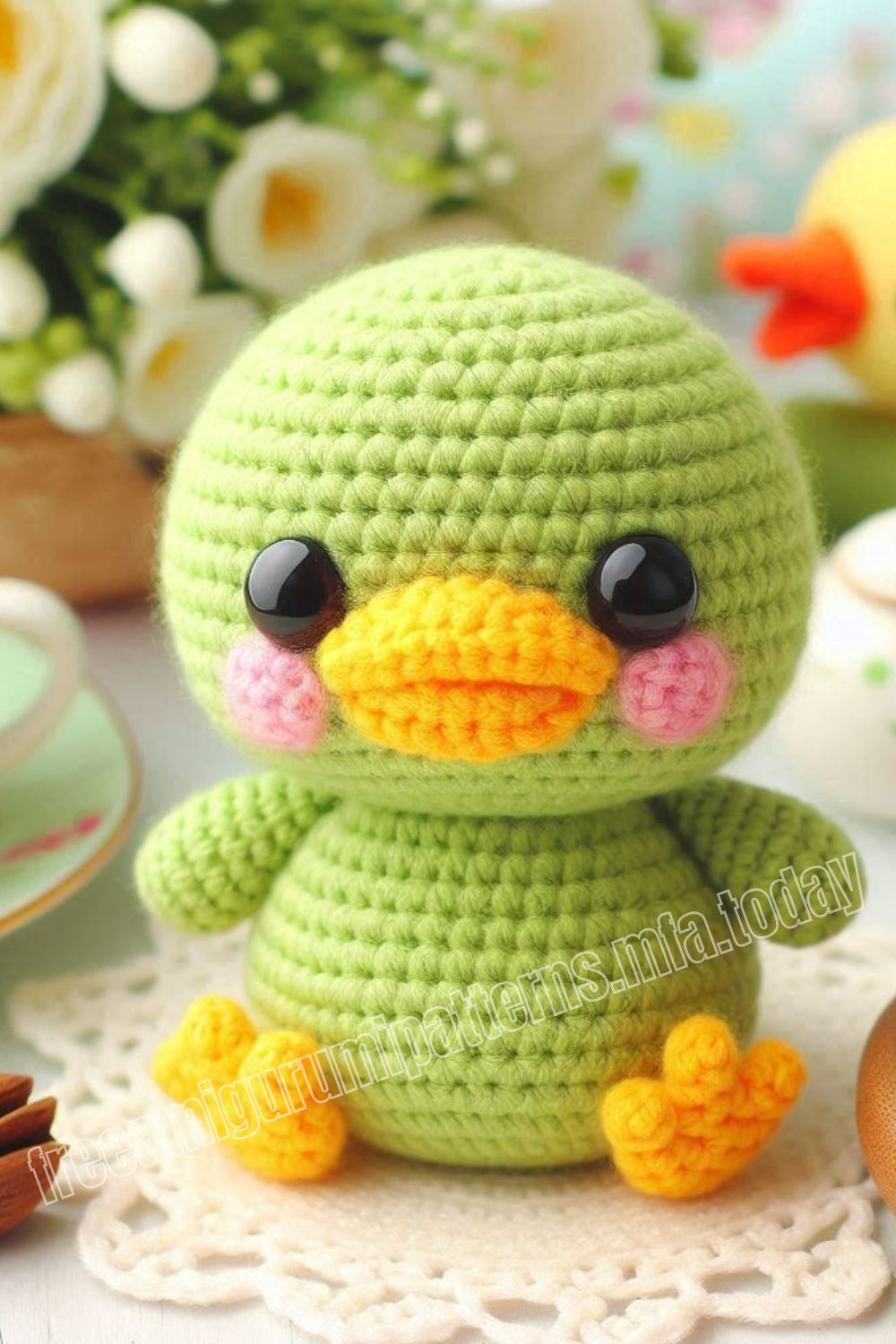 Amigurumi Crochet Psyduck Free Pattern-1 – Free Amigurumi Patterns