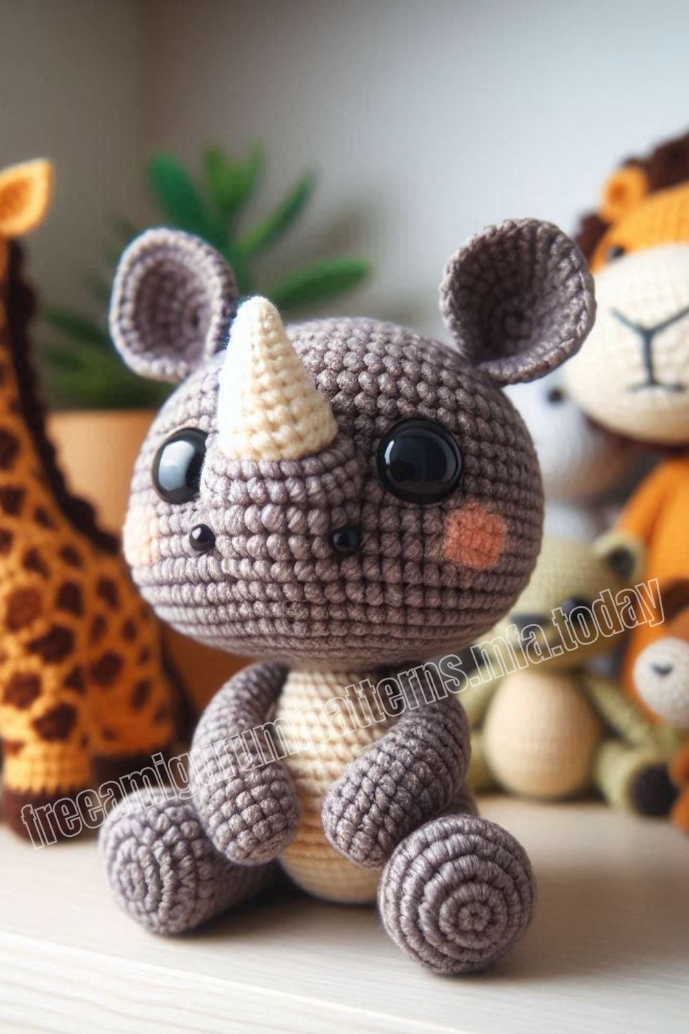 Amigurumi Crochet Rhino Free Pattern-1 – Free Amigurumi Patterns