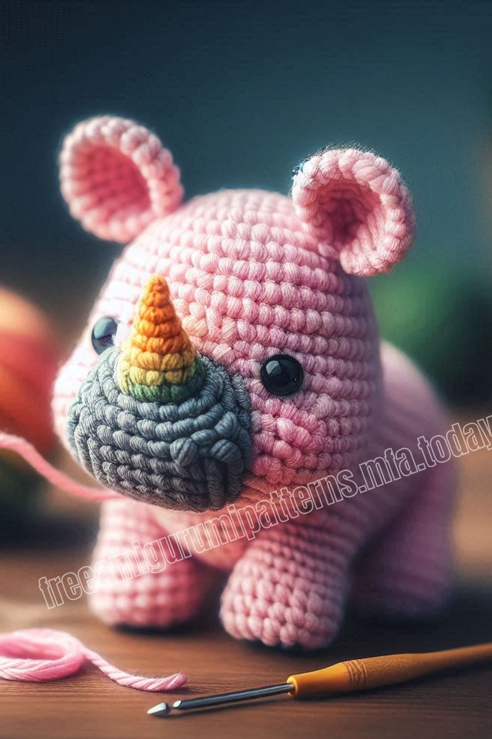 Amigurumi Crochet Rhino Free Pattern-1 – Free Amigurumi Patterns