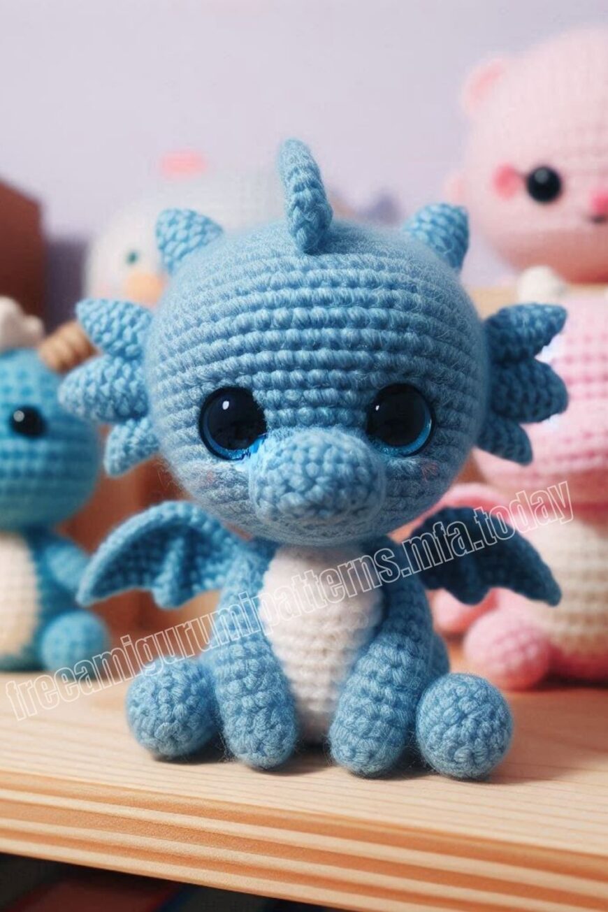 Amigurumi Cute Dragon Free Pattern-1 – Free Amigurumi Patterns