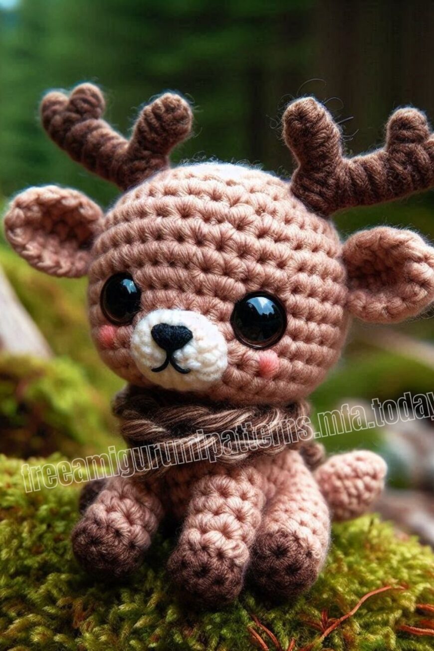 Amigurumi Elk William Free Pattern-1 – Free Amigurumi Patterns