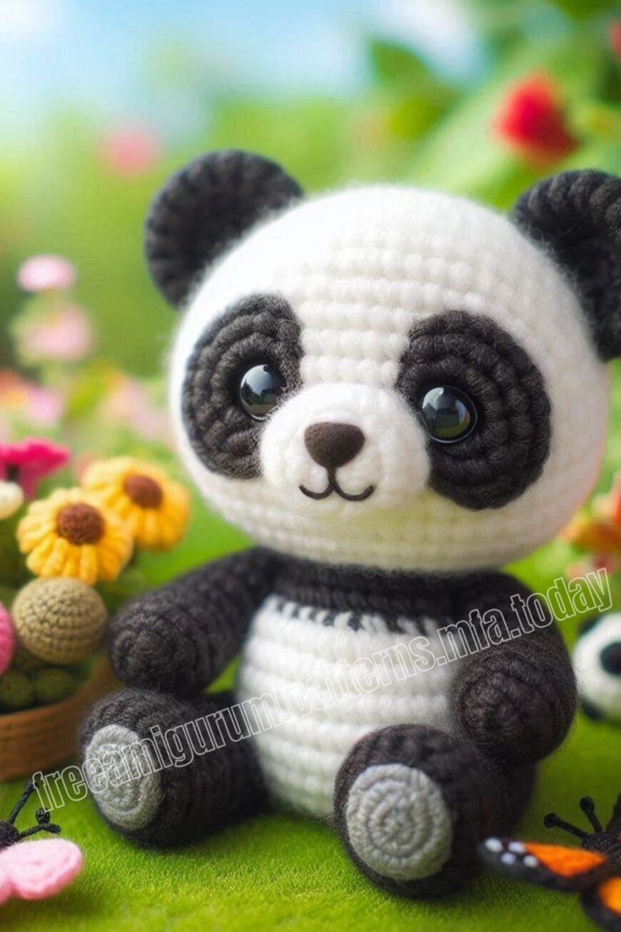 Amigurumi Panda Keychain Free Pattern-1 – Free Amigurumi Patterns