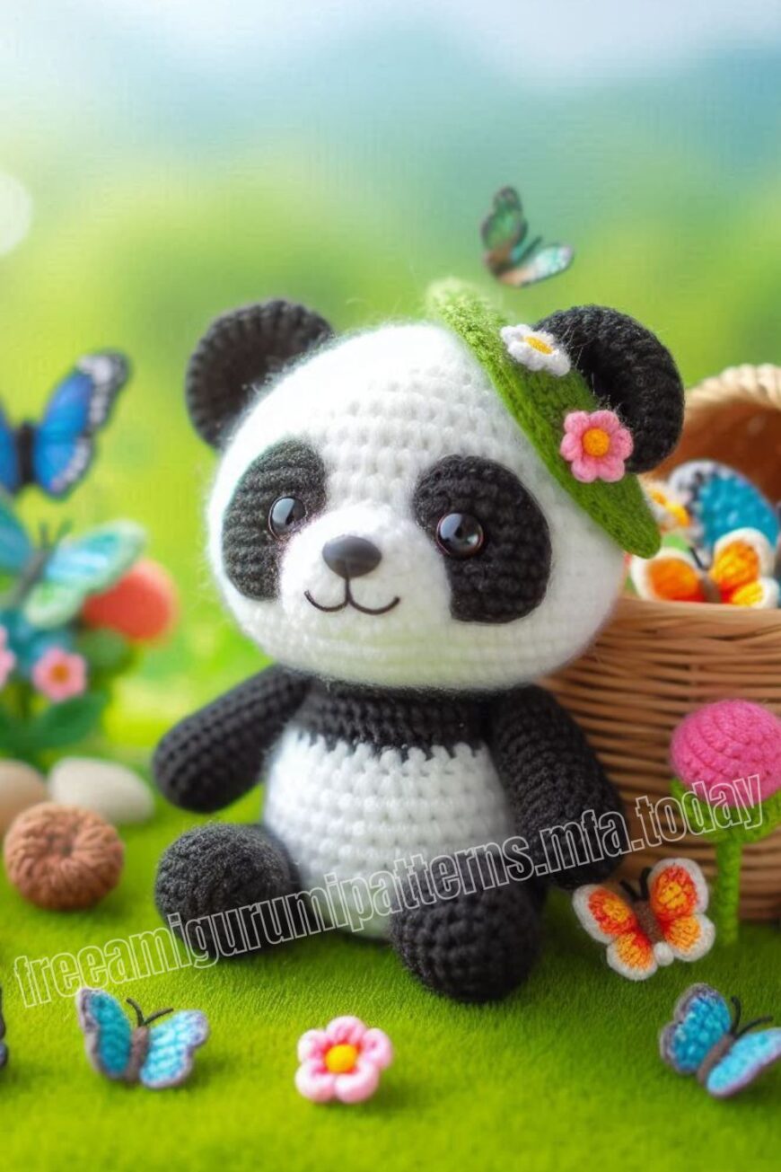 Amigurumi Panda Keychain Free Pattern-1 – Free Amigurumi Patterns