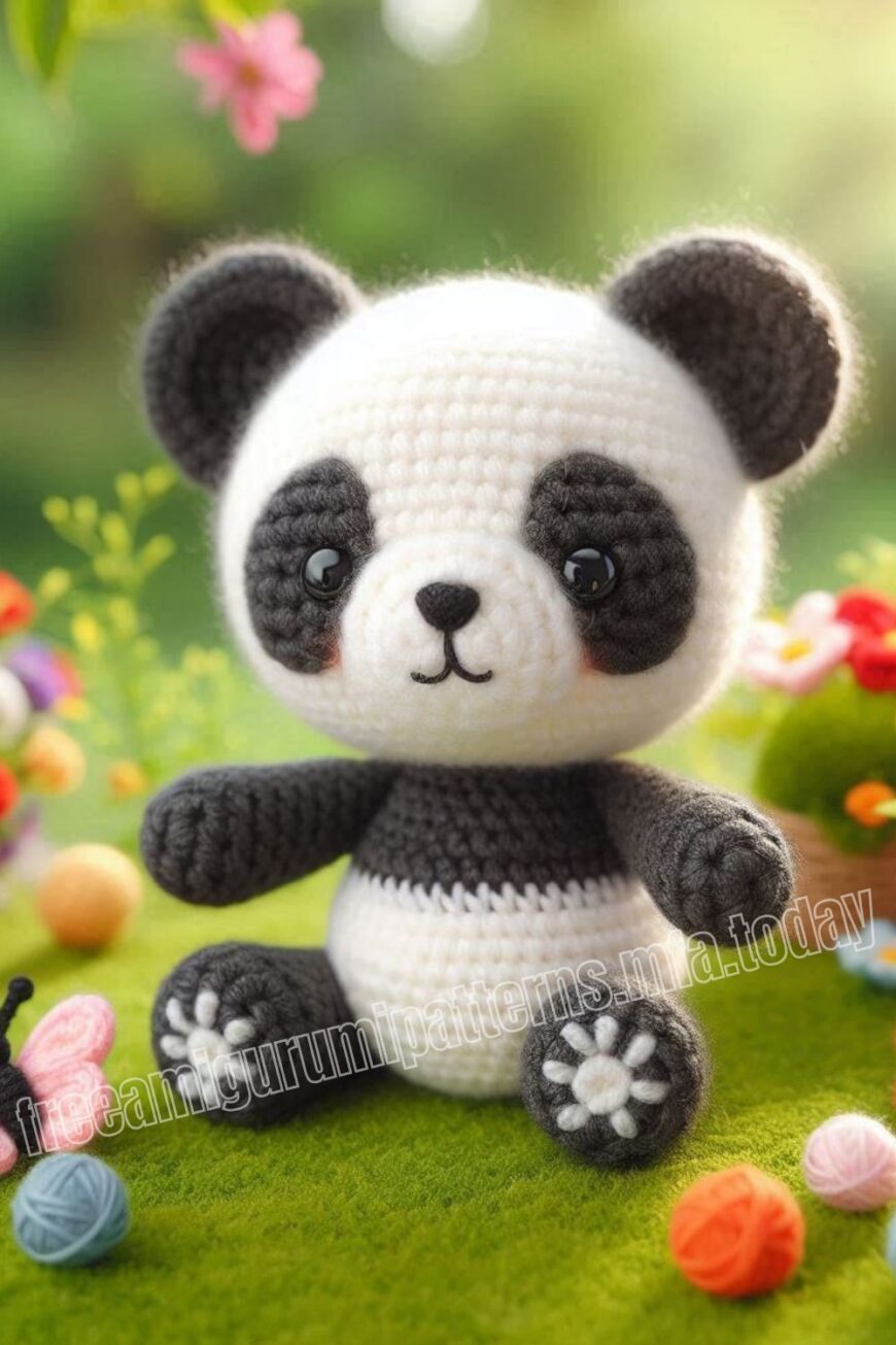 Amigurumi Panda Keychain Free Pattern-1 – Free Amigurumi Patterns