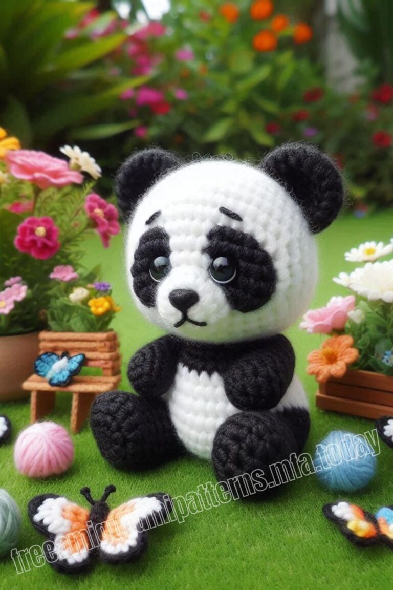 Amigurumi Panda Keychain Free Pattern-1 – Free Amigurumi Patterns