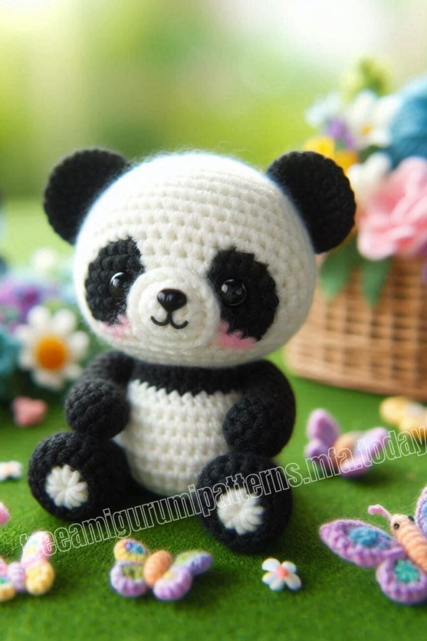 Amigurumi Panda Keychain Free Pattern-1 – Free Amigurumi Patterns