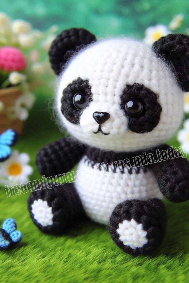Amigurumi Panda Keychain Free Pattern-1 – Free Amigurumi Patterns