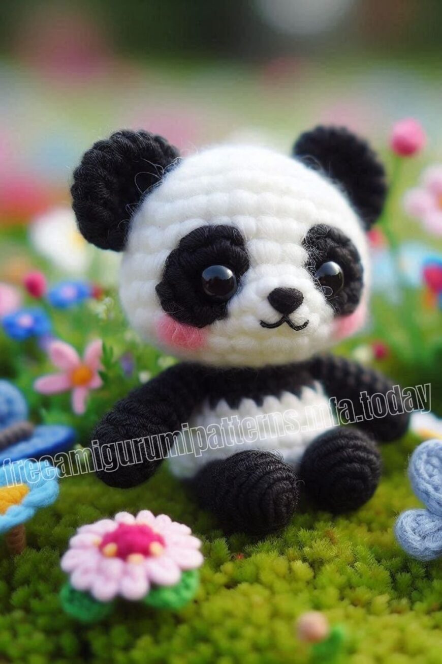 Amigurumi Panda Keychain Free Pattern-1 – Free Amigurumi Patterns