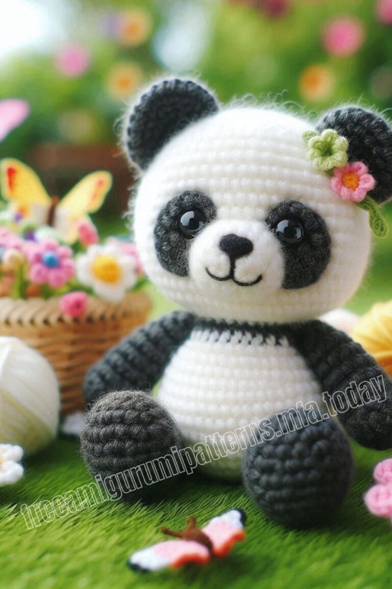 Amigurumi Panda Keychain Free Pattern-1 – Free Amigurumi Patterns