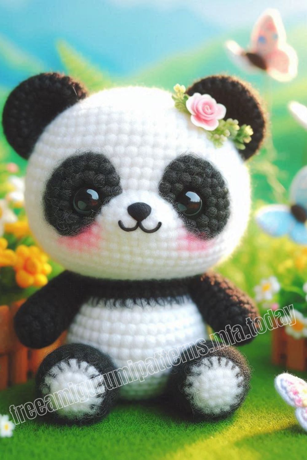 Amigurumi Panda Keychain Free Pattern-1 – Free Amigurumi Patterns