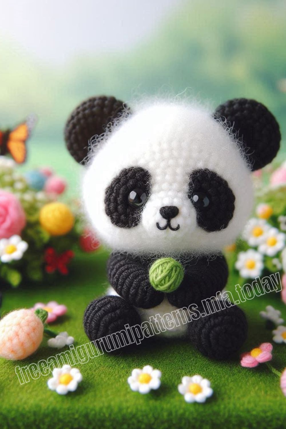 Amigurumi Panda Keychain Free Pattern-1 – Free Amigurumi Patterns