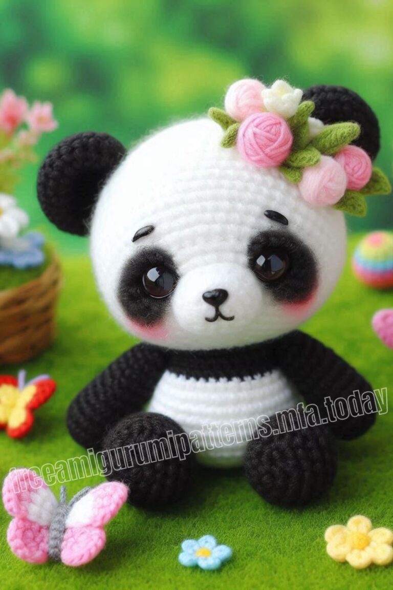 Amigurumi Panda Keychain Free Pattern-1 – Free Amigurumi Patterns