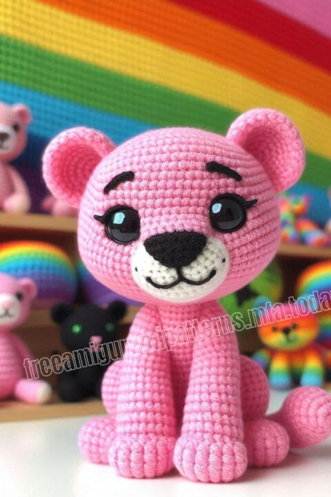 Amigurumi Pink Panther Free Pattern-1 – Free Amigurumi Patterns
