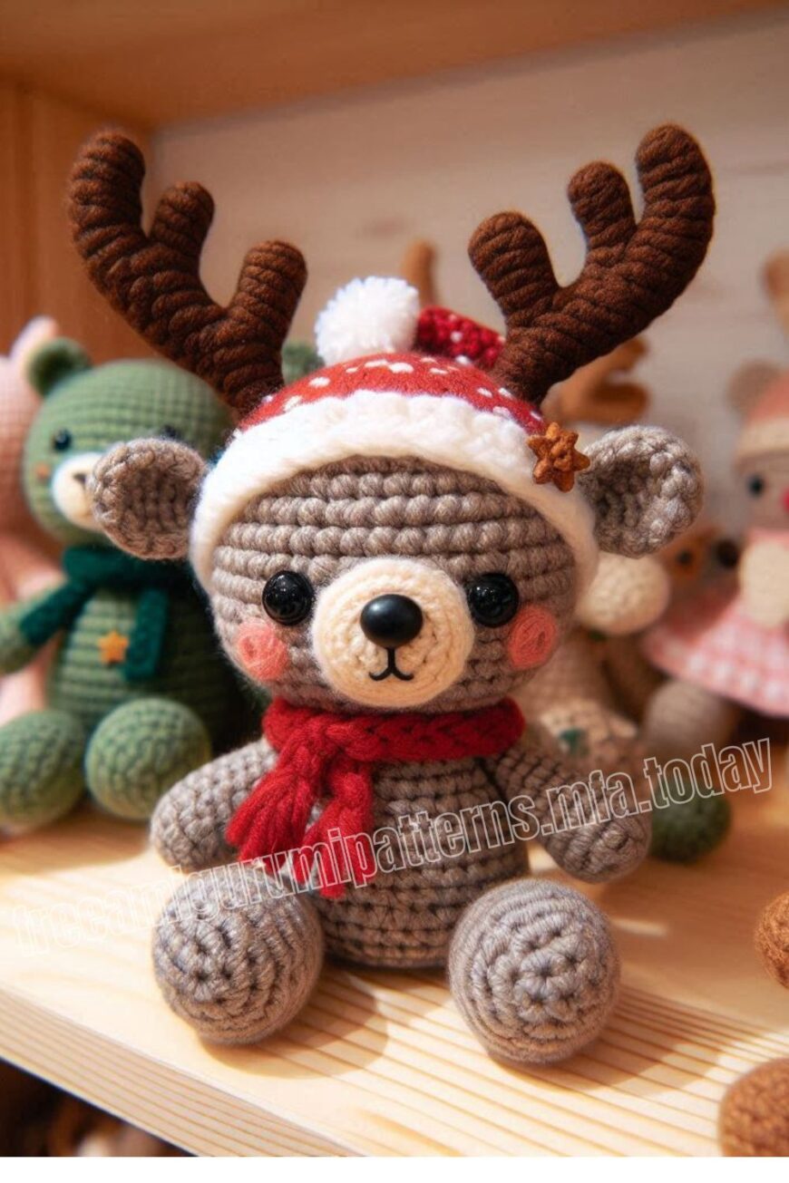 Amigurumi Plush Elk Free Pattern-1 – Free Amigurumi Patterns