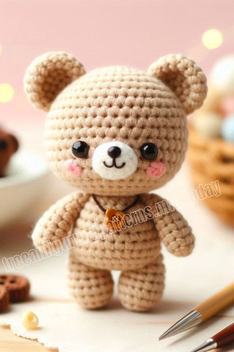 Amigurumi Plush Teddy Bear Free Pattern-3 – Free Amigurumi Patterns
