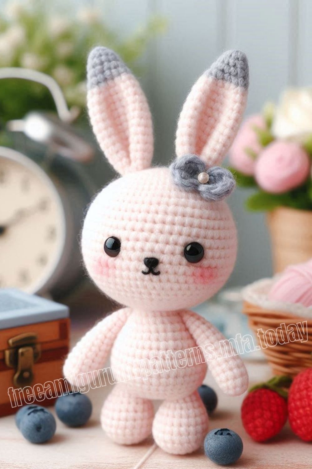 Amigurumi Plush Bunny in Dress Free Pattern-2 – Free Amigurumi Patterns