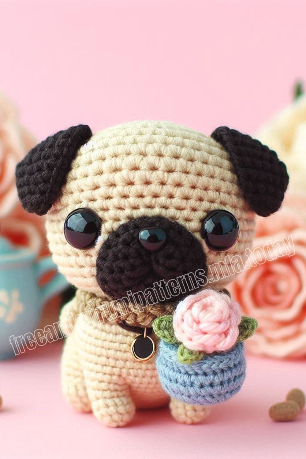 Amigurumi Pug Dog Free Pattern-2 – Free Amigurumi Patterns