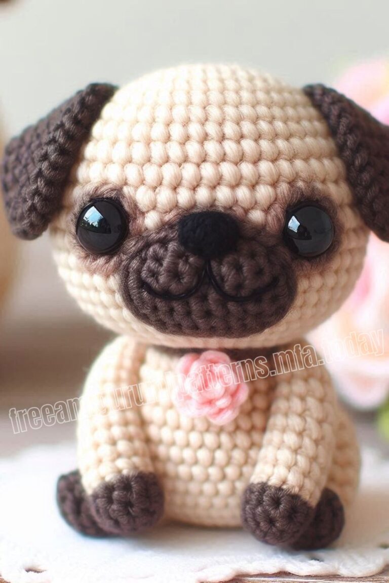 Amigurumi Pug Dog Free Pattern-2 – Free Amigurumi Patterns