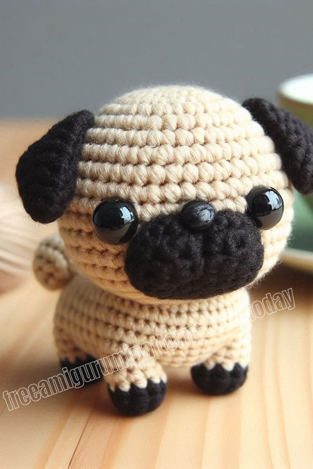 Amigurumi Pug Dog Free Pattern-2 – Free Amigurumi Patterns