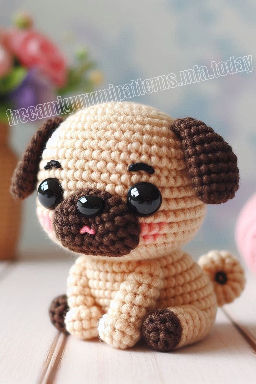 Amigurumi Pug Dog Free Pattern-2 – Free Amigurumi Patterns