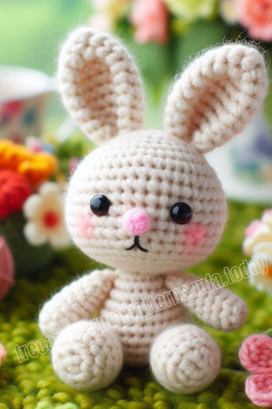 Amigurumi Rainbow Stripes Bunny Free Pattern-1 – Free Amigurumi Patterns