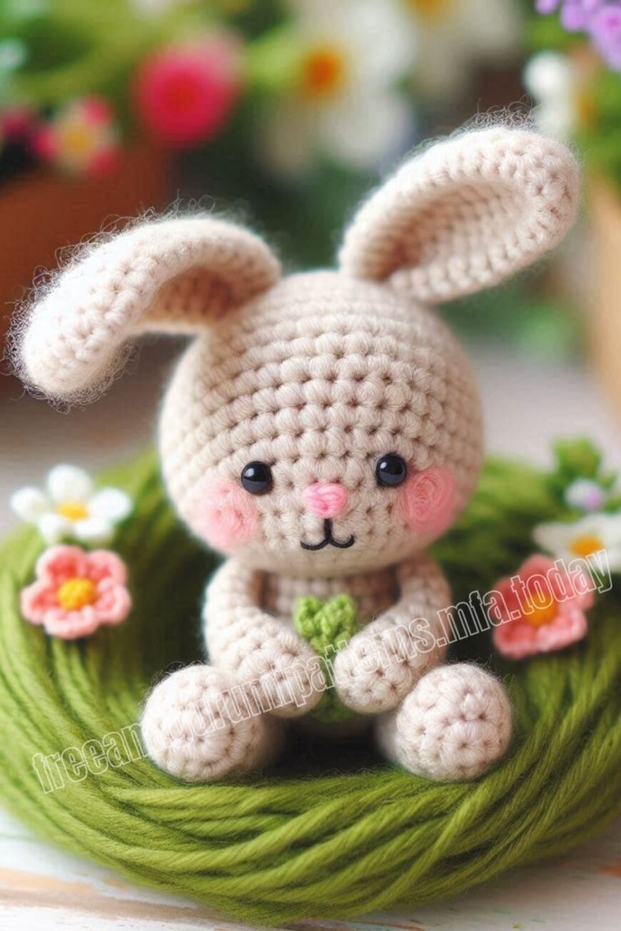 Amigurumi Rainbow Stripes Bunny Free Pattern-1 – Free Amigurumi Patterns