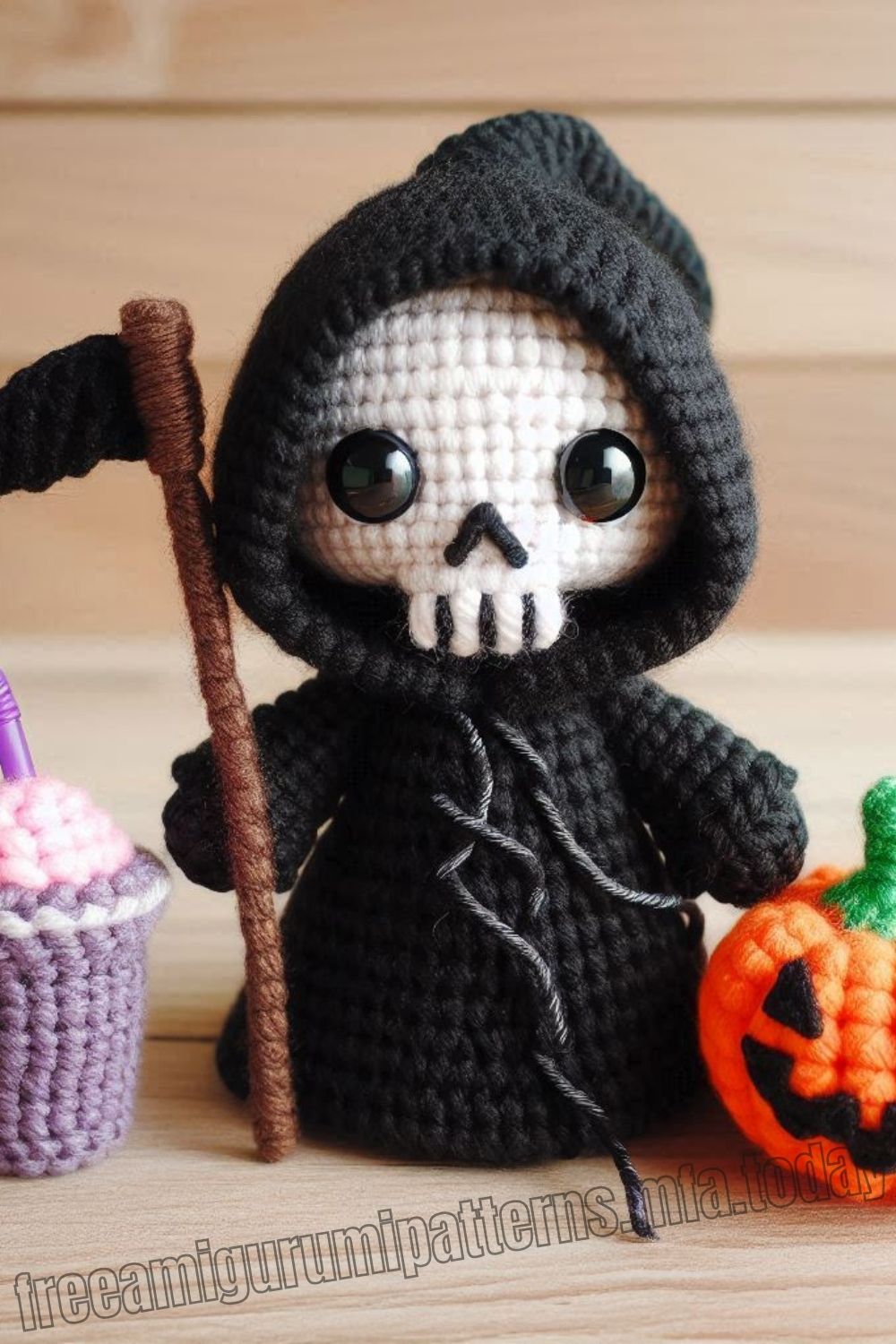 Amigurumi Grim Reaper Doll for Halloween Free Pattern-1 – Free ...