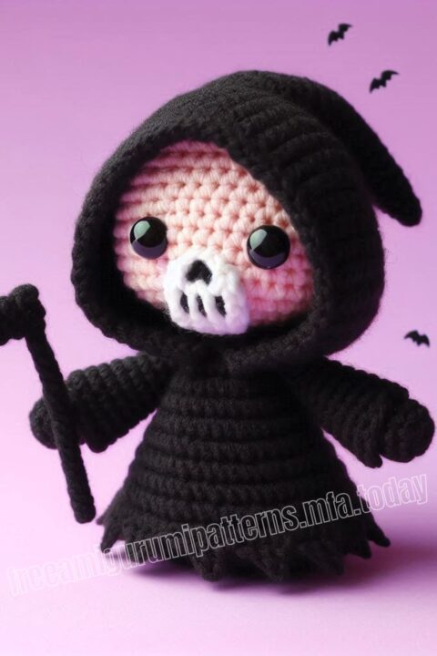 Amigurumi Grim Reaper Doll for Halloween Free Pattern-1 – Free ...