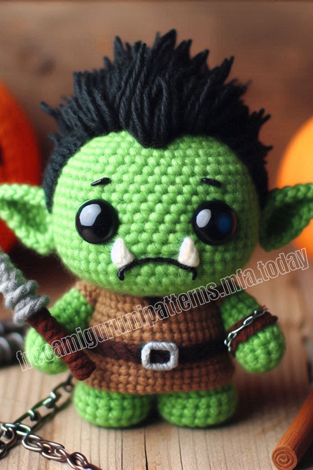 Amigurumi Grumbling Orc Halloween Free Pattern-1 – Free Amigurumi Patterns