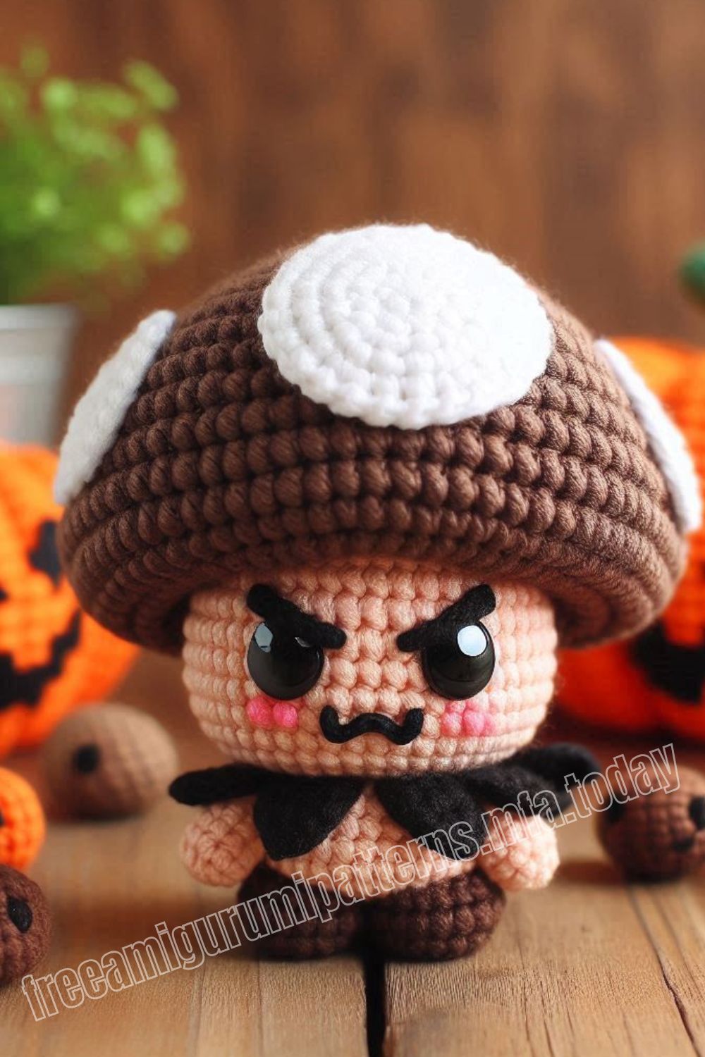 Amigurumi Halloween Fly Agaric Mushroom Free Pattern-1 – Free Amigurumi ...