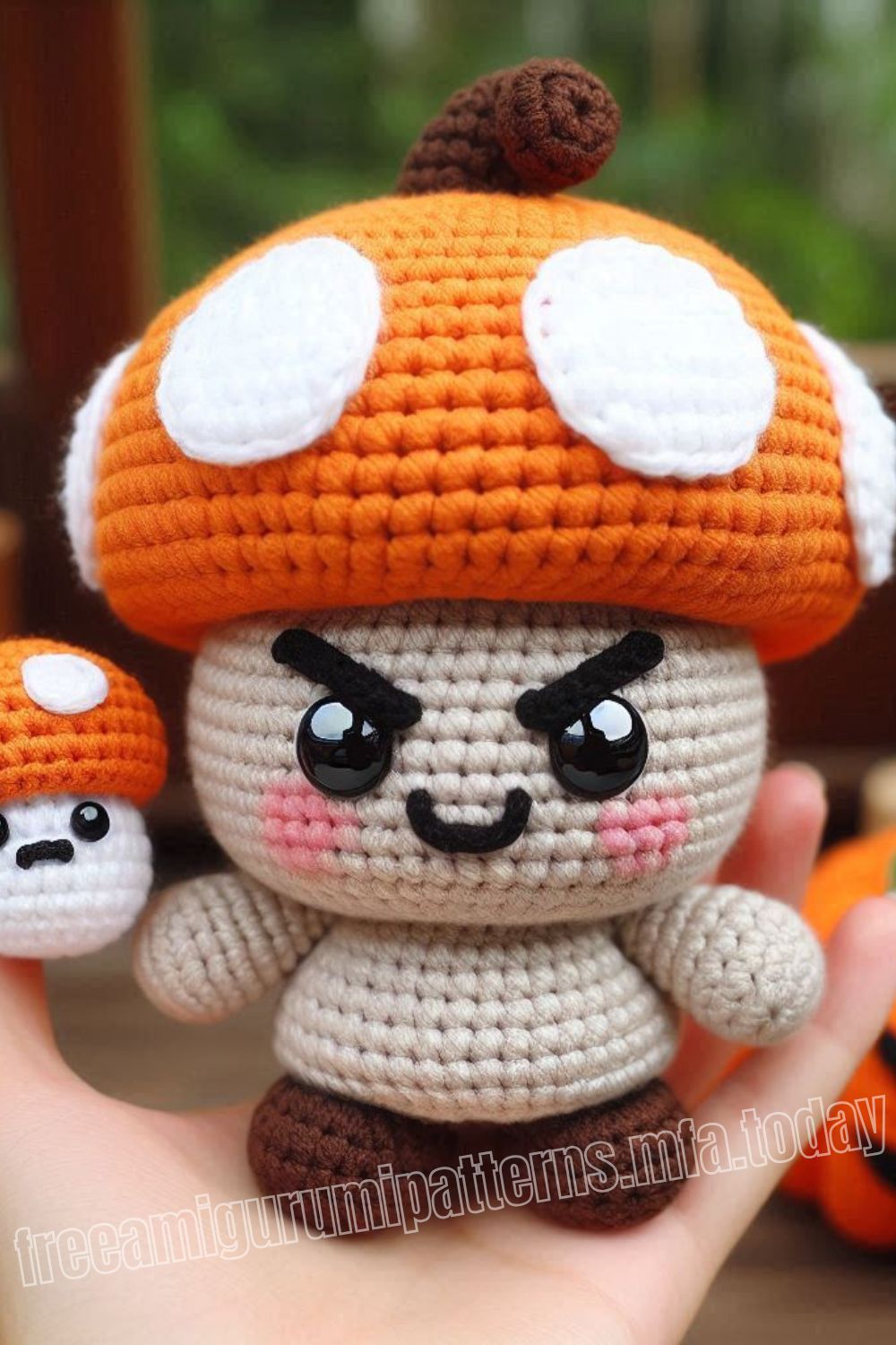 Amigurumi Halloween Fly Agaric Mushroom Free Pattern-1 – Free Amigurumi ...