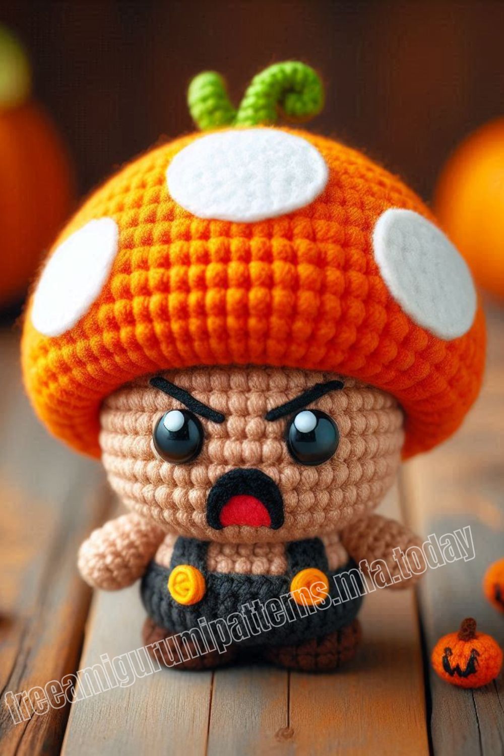 Amigurumi Halloween Fly Agaric Mushroom Free Pattern-1 – Free Amigurumi ...