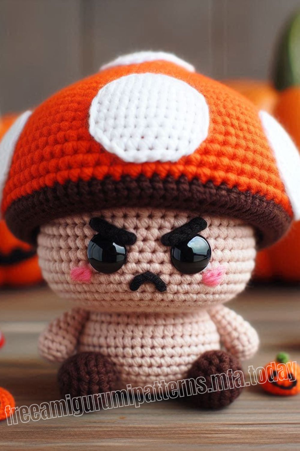 Amigurumi Halloween Fly Agaric Mushroom Free Pattern-1 – Free Amigurumi ...