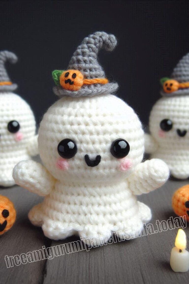 Amigurumi Halloween Ghost Free Pattern-1 – Free Amigurumi Patterns