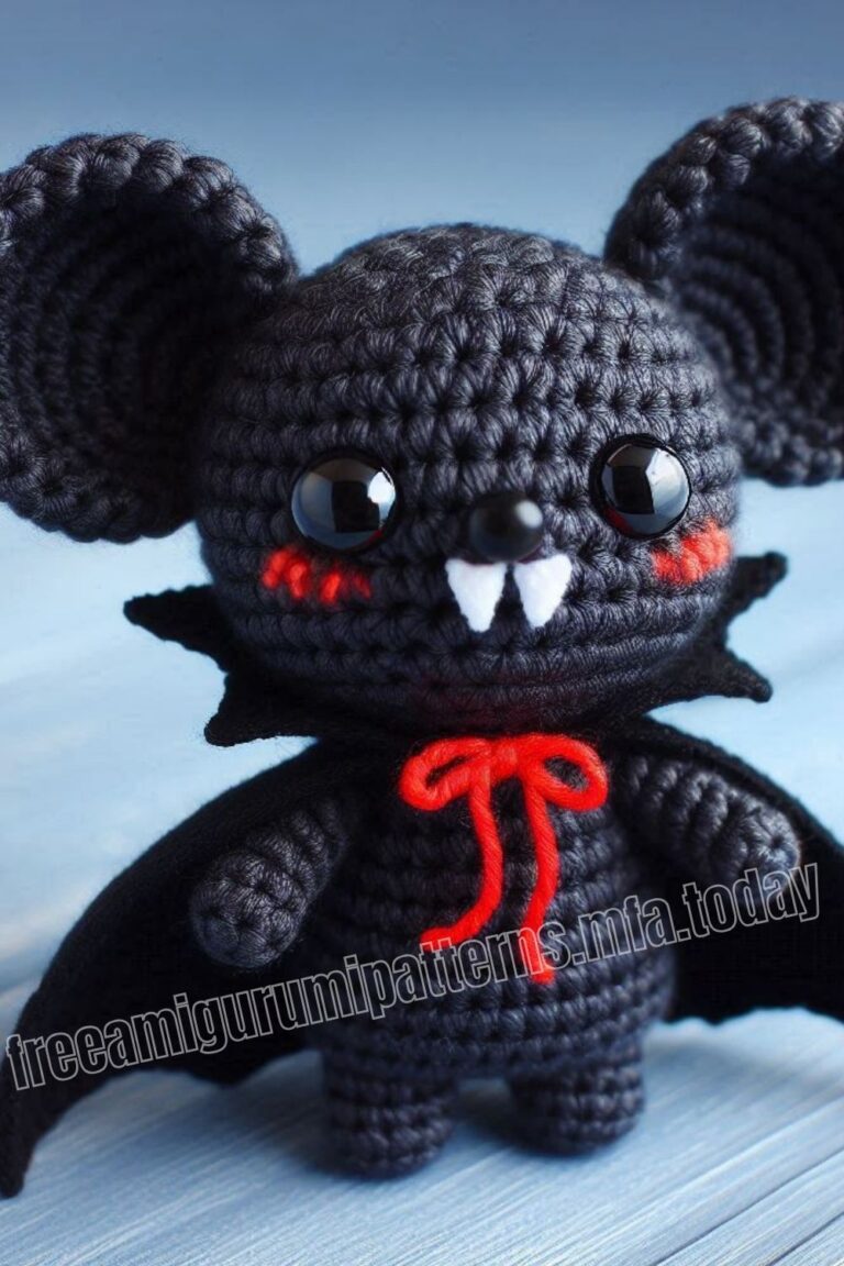 Amigurumi Halloween Vampire Mouse Free Pattern-1 – Free Amigurumi Patterns