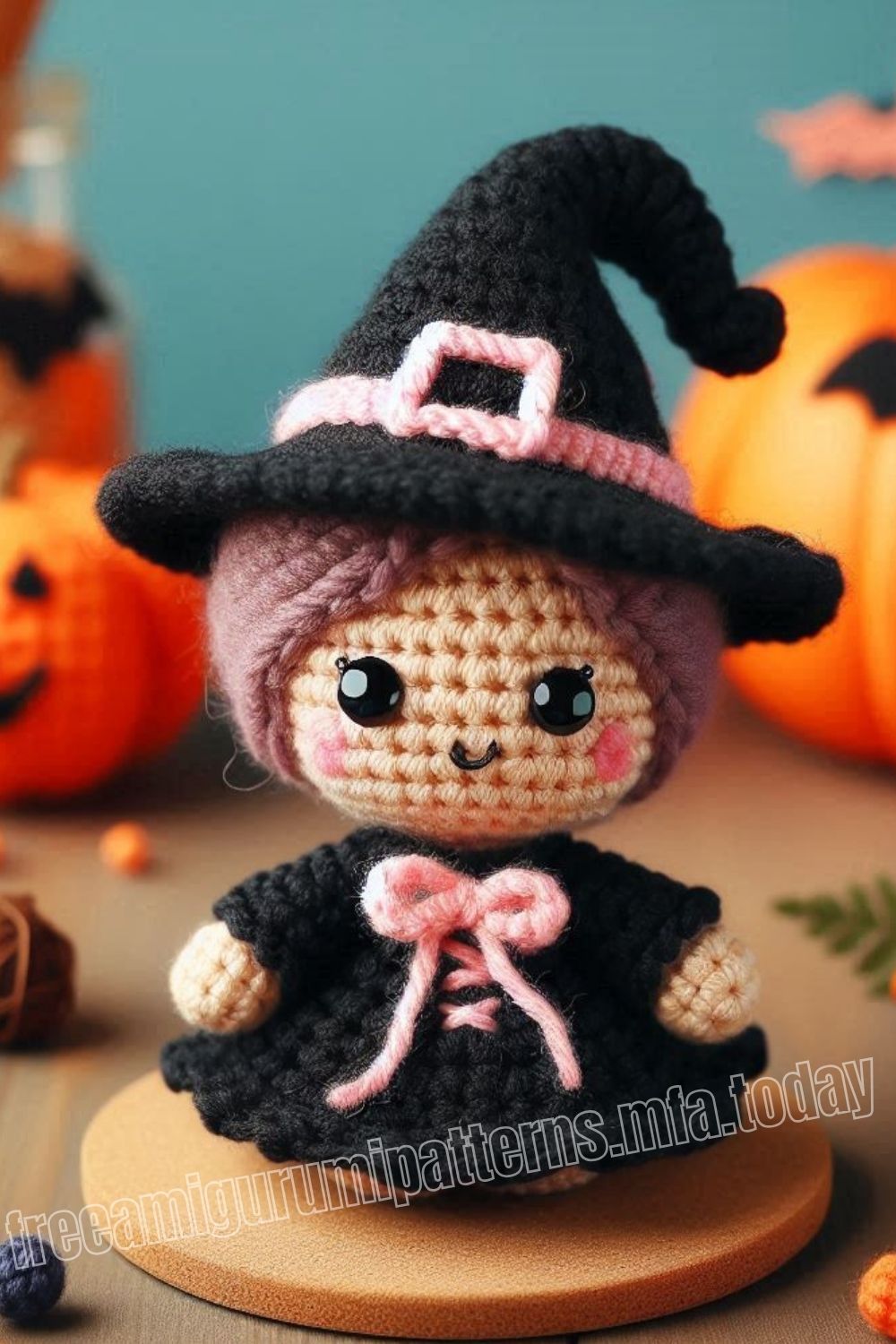Amigurumi Halloween Witch Free Pattern-1 – Free Amigurumi Patterns