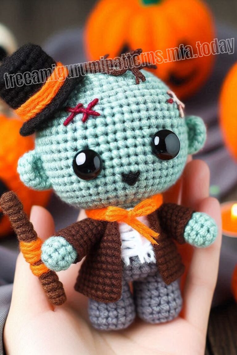 Amigurumi Halloween Zombie Free Pattern-1 – Free Amigurumi Patterns