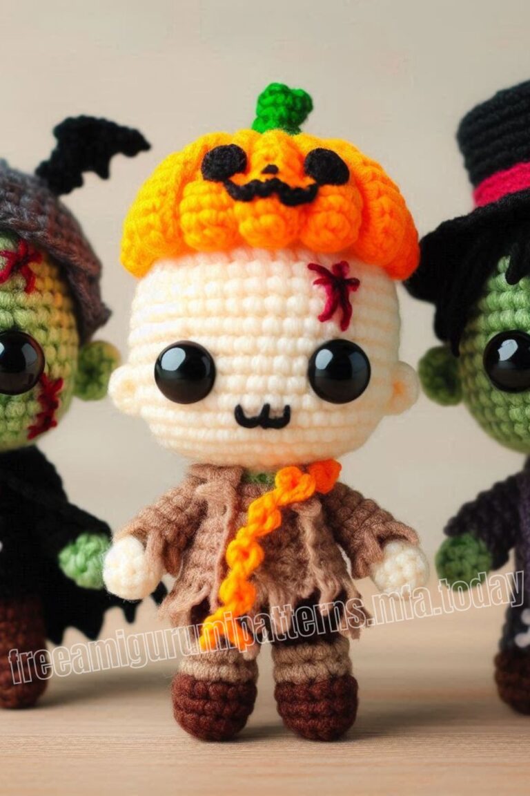 Amigurumi Halloween Zombie Free Pattern-1 – Free Amigurumi Patterns