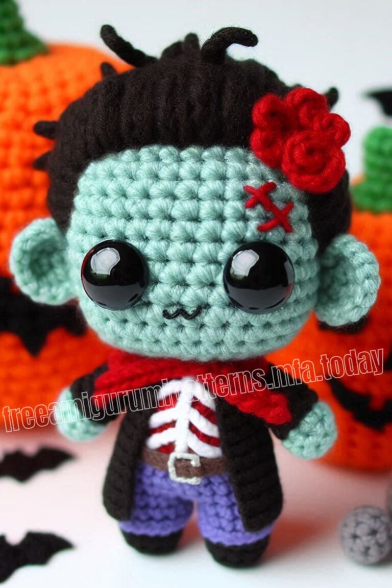 Amigurumi Halloween Zombie Free Pattern-1 – Free Amigurumi Patterns